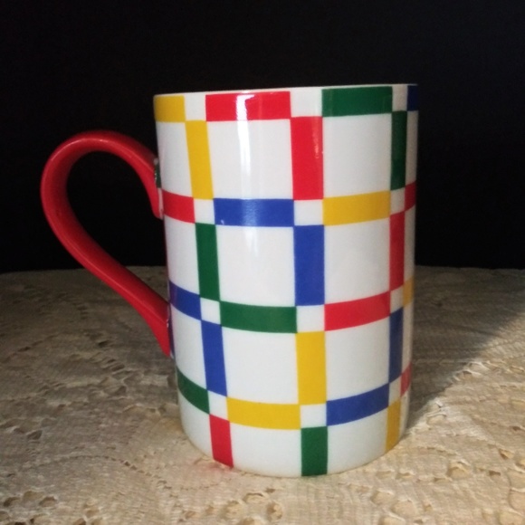 Fitz and Floyd | Dining | 3 Fitz Floyd Hopscotch Pattern Mugs Perfect ...